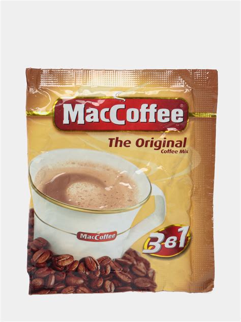 Растворимый кофе MacCoffee 3 в 1, 20 г купить по низким ценам в ...