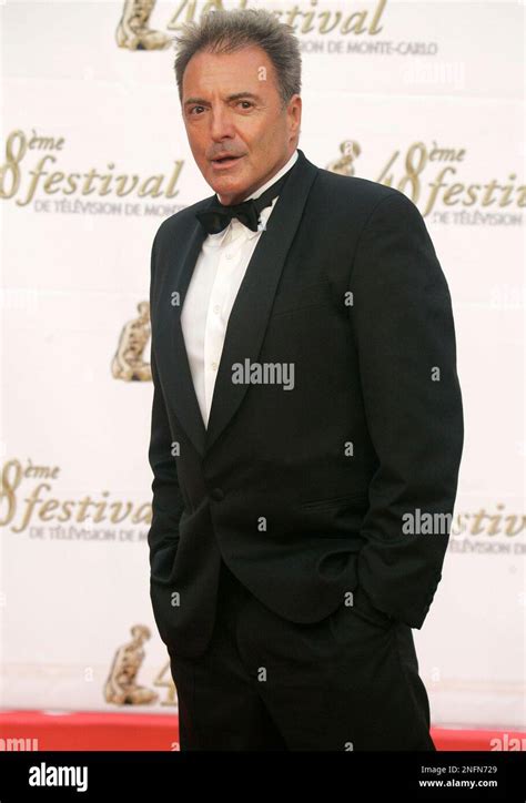 Us Actor Armand Assante Poses During The 48th Monte Carlo Television