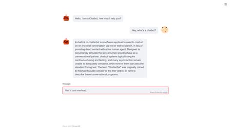New Component Streamlit Chat A New Way To Create Chatbots Custom
