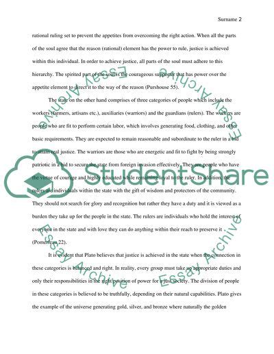Platos The Republic Justice Essay Example Topics And Well Written