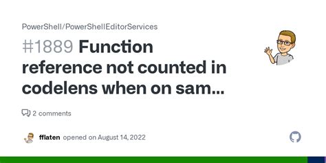 Function Reference Not Counted In Codelens When On Same Line As Definition · Issue 1889