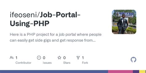 Github Ifeoseni Job Portal Using Php Here Is A Php Project For A Job Portal Where People Can