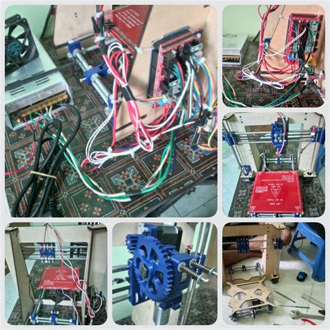 reprap 3 dimentional additive manufacturing printer with iot arduino