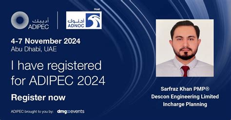 Adipec2024 Adipec Adnoc Energy Futureofenergy Sarfraz Khan Burki Pmp®