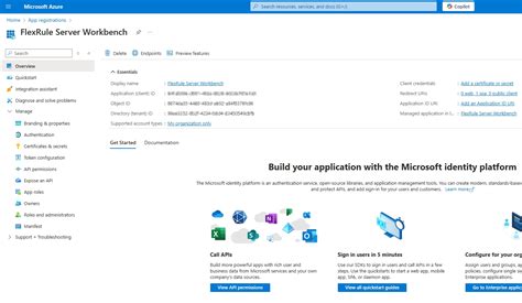 Azure Ad Authentication For Flexrule Server Workbench Flexrule
