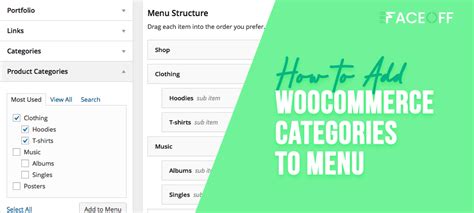 Add Woocommerce Categories To Menu Instructions And Plugin Reviews Pfo