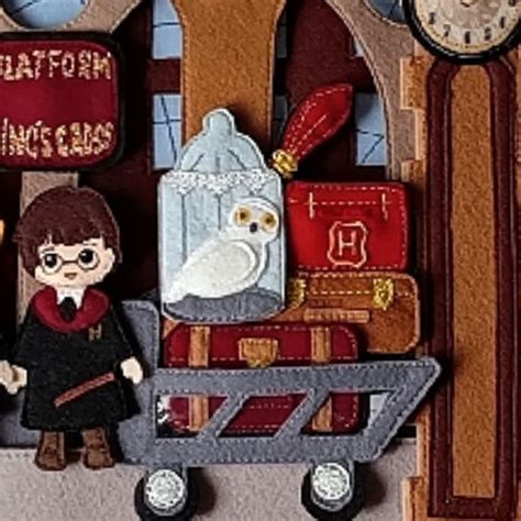 Harry Potter Гарри Поттер Книга для детей из фетра Образцы успокаивающих книг Гарри поттер