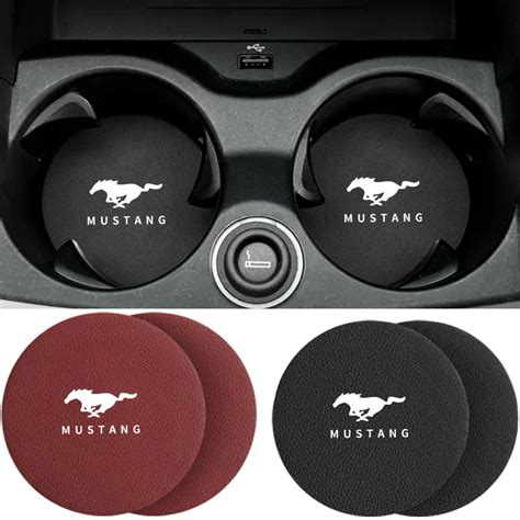 자동차 물컵 병 홀더 미끄럼 방지 패드 매트 포드 머스탱 이스케이프 쿠가 몬데오 피에스타 포커스 2 퓨전 레인저 익스플로러용 2 개 Aliexpress