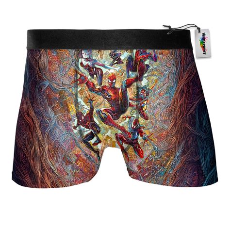 Out Of The Spider Verse Mens Boxer Brief Marvel Mens Boxer Brief