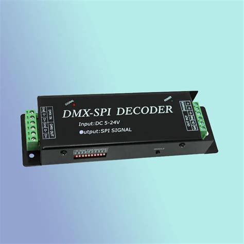 magic led strip controller decoder dmx spi decoder pixel tape decoder