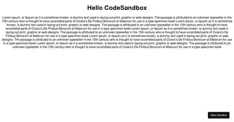 React Check If Page End Codesandbox