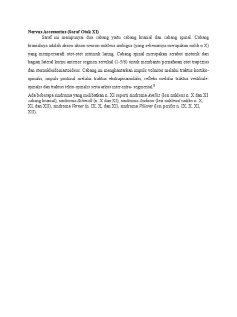 Nervus Accessorius Pdf