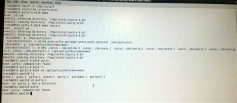 Installing Putty In Centos 65 Following The