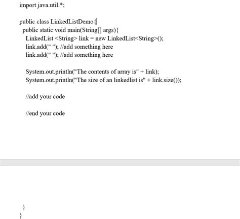 Solved Create A Linked List And Conduct The Following Chegg
