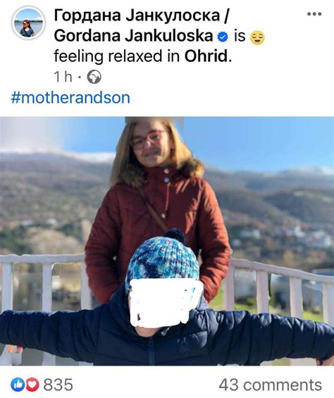 Легендарната поранешна министерка Гордана Јанкуловска со семејството уживаше во Охрид Ohrid1