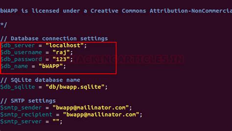 Configure Web Application Penetration Testing Lab