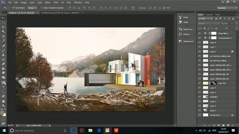 How To Architectural Visualization Photoshop Tutorial Dezign Ark