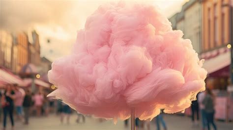 Premium Ai Image A Photo Of Shot Of A Beautiful Candy Floss Generated By Artificial Intelligence