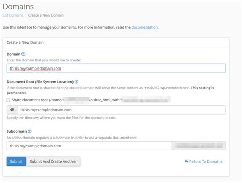 how to add new domain in jupiter cpanel theme web hosting kb