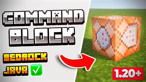 How To Get Command Block In Minecraft Pe 120 And 1201 😄 Bedrockjava