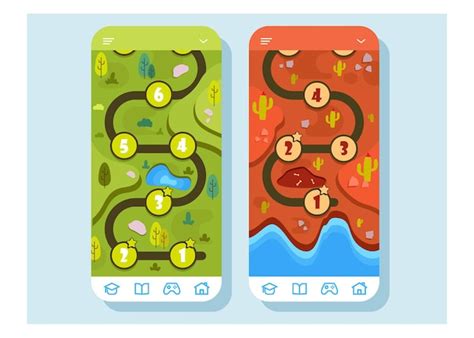 Premium Vector Vector Game Template Gui Kit