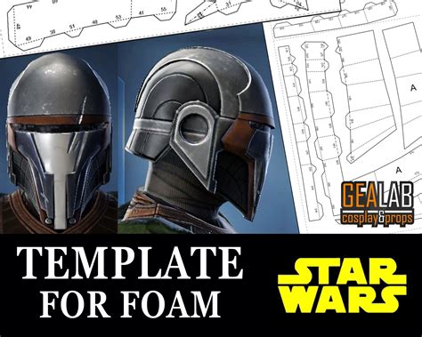 Darth Revan Helmet Pdf And Pdo Pepakura Templates For Foam Cosplay