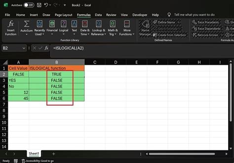 Excel Islogical 函数 Excel 函数教程