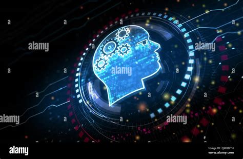 Artificial Intelligence Technology Ai And Deep Learning Symbol Digital Concept Network Cyber