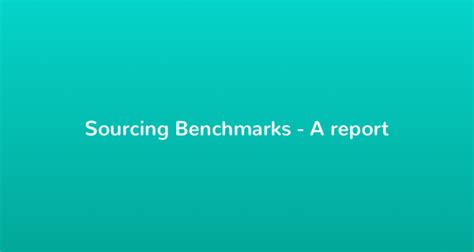recruiterflow sourcing benchmarks report recruiterflow blog
