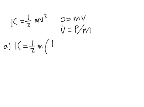 Solved A Particle Of Mass M Moves With Momentum Of Mag Nitude P A