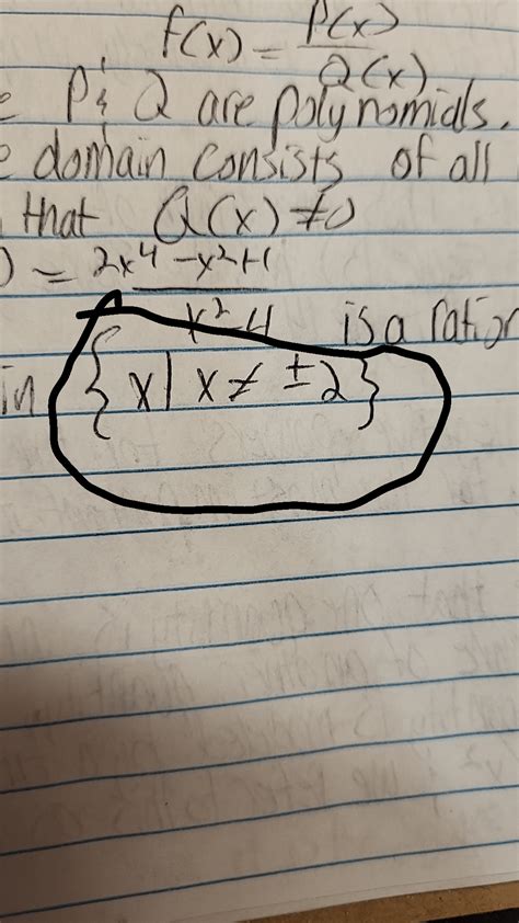 Is This Domain Notation Saying X Cannot Equal Plus Or Minus 2 Is This