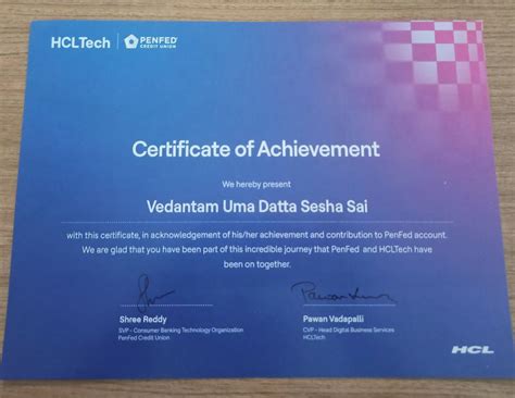 Uma Datta Sesha Sai Vedantam On Linkedin Hcltech Hcltech Hcltechnagpur
