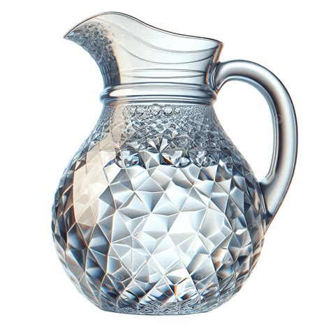 유리 투수 투명 배경에서 분리 된 유리 투수 유리 투수 맑은 물이 분리되었습니다 투명한 배경 Ai에 투명한 Png 일러스트