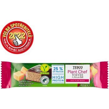 Tesco Plant Chef Proteinová tyčinka 40 g od 35 Kč - Heureka.cz