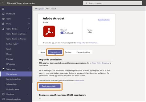 configure adobe acrobat as the default pdf viewer in microsoft teams