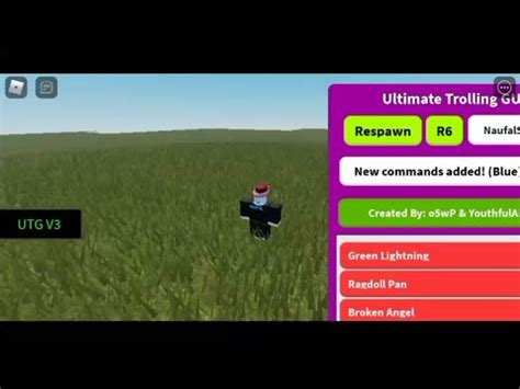 UTG V Script Roblox Mobile PC YouTube