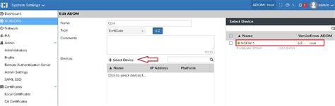 Moving A Fortigate In Fortimanager From An Adom To Another Adom