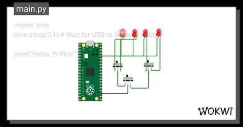 Cuatroled Wokwi Esp32 Stm32 Arduino Simulator