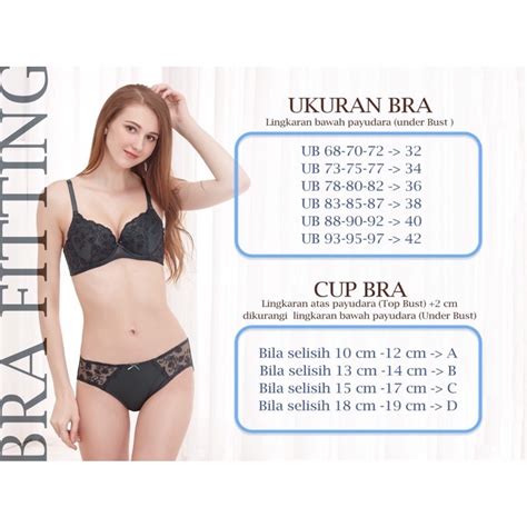 Jual Panduan Ukuran Bra Dan Panty Chart Bra Cd Shopee Indonesia