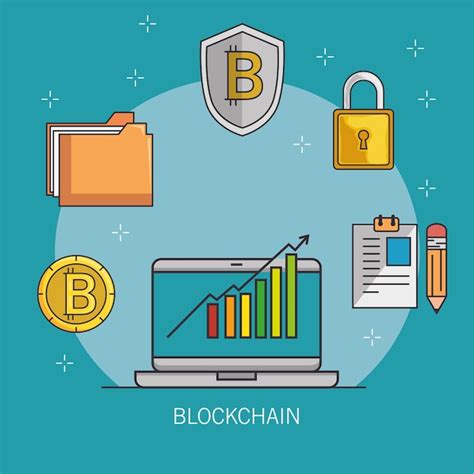 Premium Vector Blockchain And Bitcoin Technology