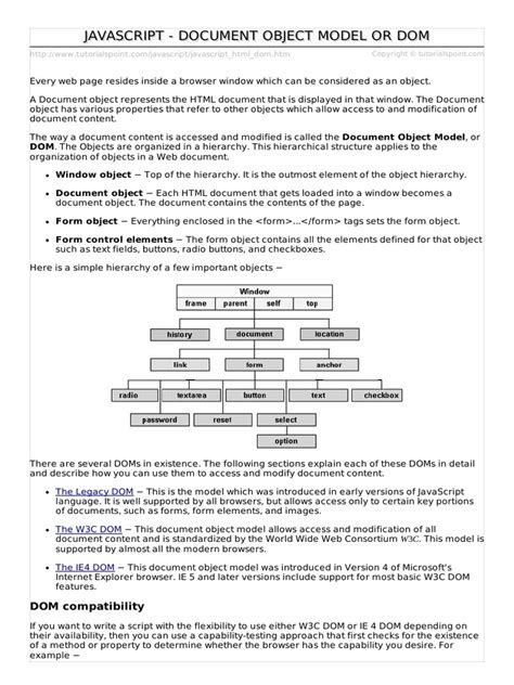 javascript html dom download grátis pdf document object model