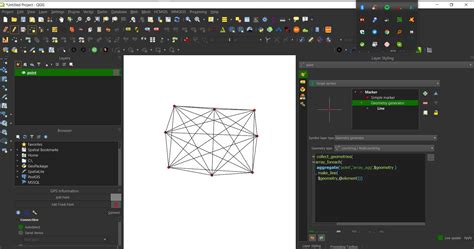 Creating Line Segments Between All Points In Qgis Geographic