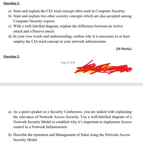 Solved Question A State And Explain The CIA Triad Chegg Com