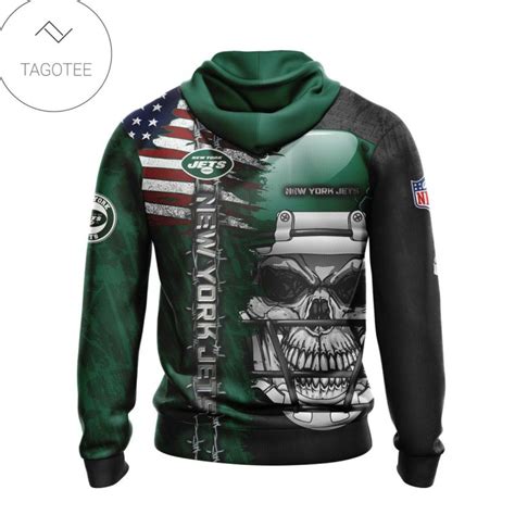 Nfl New York Jets Skull With Helmets 2022 Hoodie Hot Sale 2024