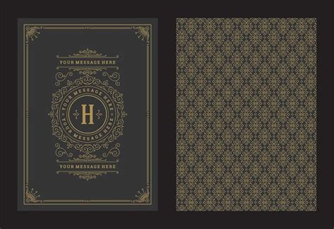 장식 빈티지 프레임 무료 벡터