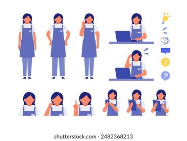 Working Woman Concept Problem Solving Woman Stock Vector Royalty Free 2482368213 Shutterstock