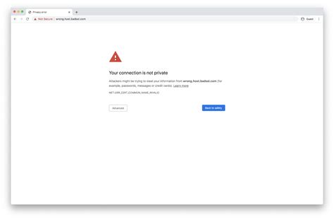 What Is An Ssl Certificate Error •
