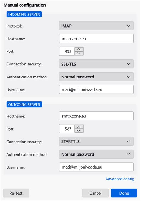 setting up an email in mozilla thunderbird help zone eu