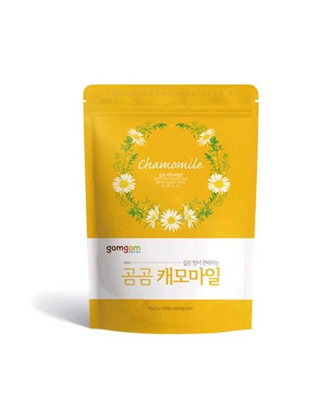 곰곰 캐모마일 삼각티백 음료 포장
