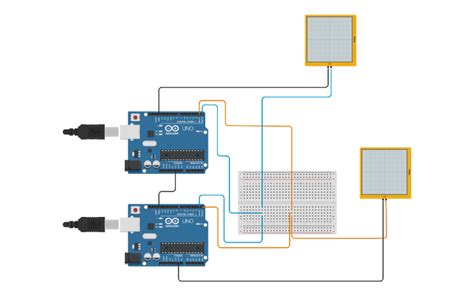 Circuit Design Serial Communication With Arduinos Tinkercad
